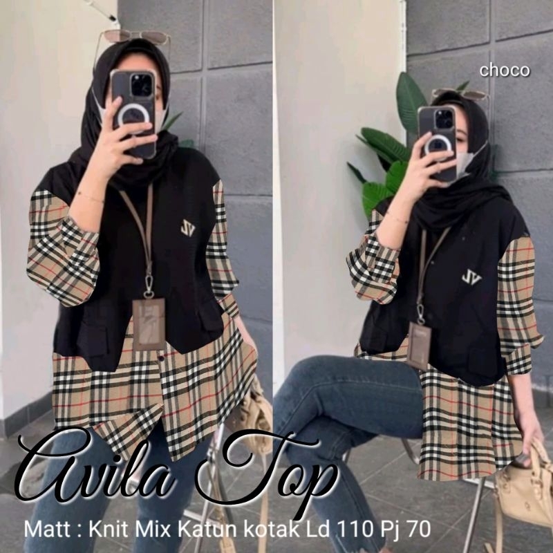 Jual AVILA TOP / BLOUSE WANITA / PAKAIAN WANITA / ATASAN / BLOUSE ...
