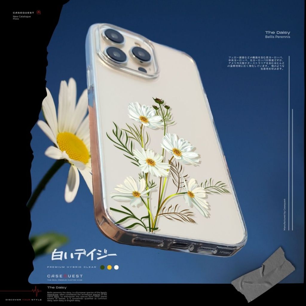Jual Casequest The Daisy - Custom Case | Shopee Indonesia