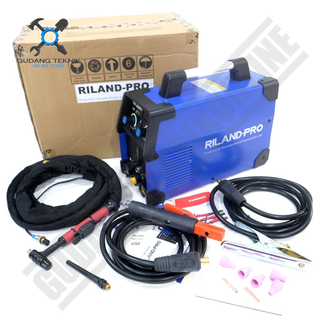 Jual Mesin Las Argon TIG TIG200CT RILAND PRO / Inverter Welding Travo ...