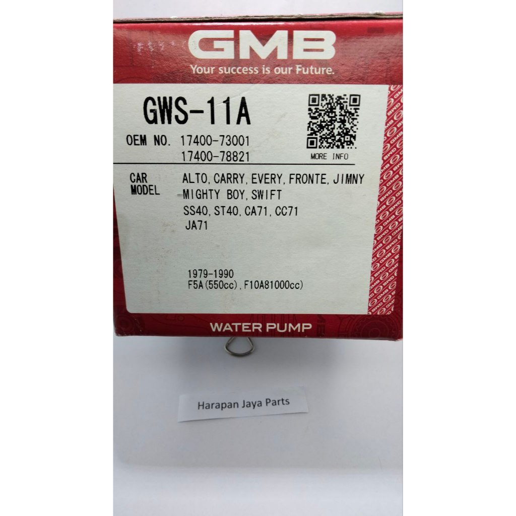 Jual WATER PUMP SUZUKI CARRY 1,000 ST100 KATANA, KARIMUN KOTAK,GMB ...