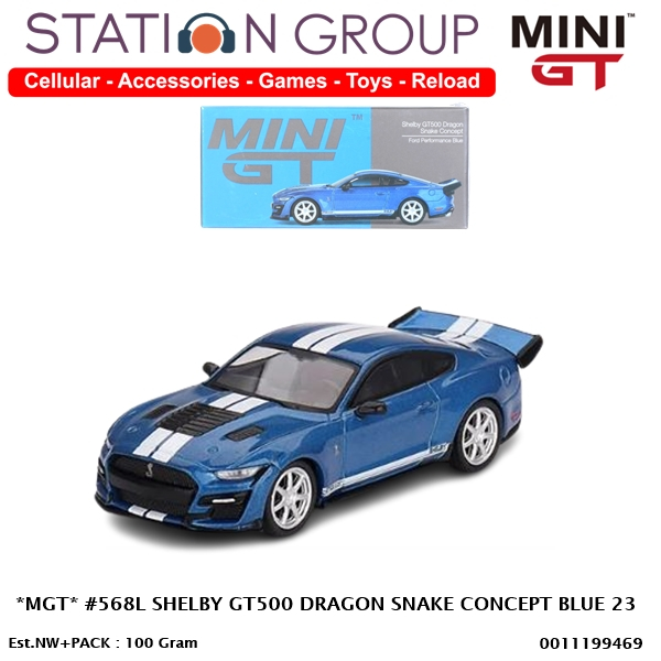 Jual MINI GT #568L SHELBY GT500 DRAGON SNAKE CONCEPT BLUE - DIECAST ...
