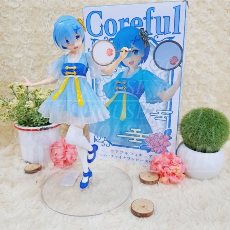 Jual Action Figure Re Zero Anime Girl Cake Topper Satuan Figurin Ram ...