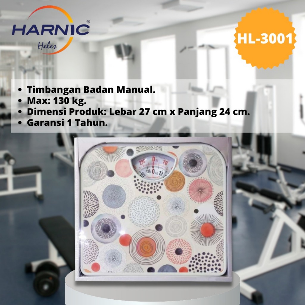 Jual Timbangan Badan Manual Harnic - Heles - Body Scale - HL 3001 ...