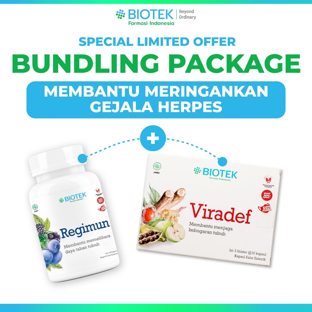 Jual Biotek - Bundling Regimun x Viradef - Membantu Meringankan dan ...