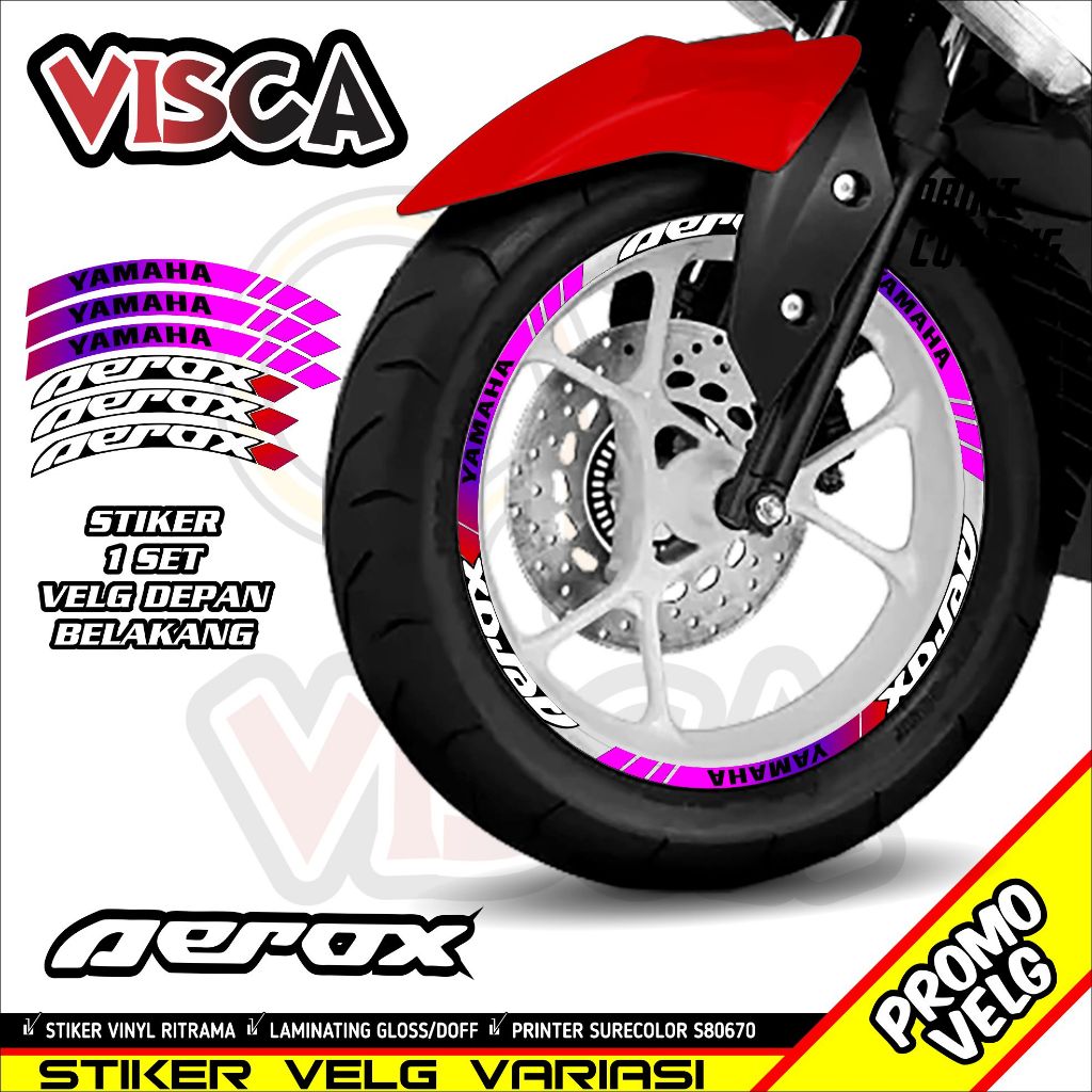 Jual Stiker Velg List Velg Motor Stiker Velg Aerox Motif Aerox 03 ...