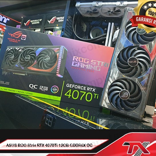 Jual ASUS ROG Strix RTX 4070 Ti 12GB GDDR6X OC | Shopee Indonesia