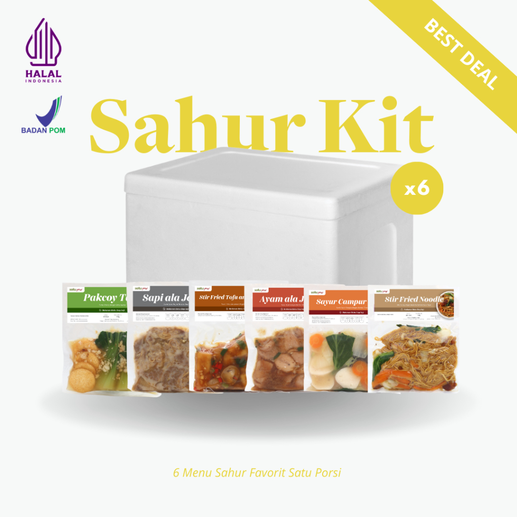 Jual Satu Porsi Sahur Kit (Paket Makanan Sahur 6 Menu) | Shopee Indonesia