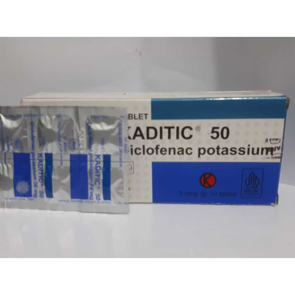 Jual KADITIC 50 Tablet (HARGA YANG TERTERA HARGA PER 1 KEPING ISI 10 ...
