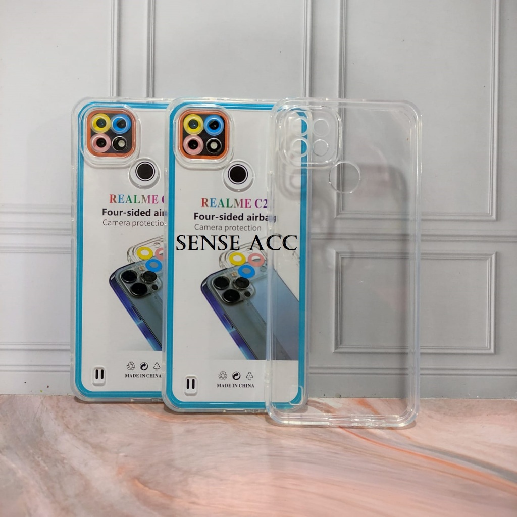 Jual Clear Case Camera Protection Realme C2 C20 C21 C21Y C25 C25Y Case ...