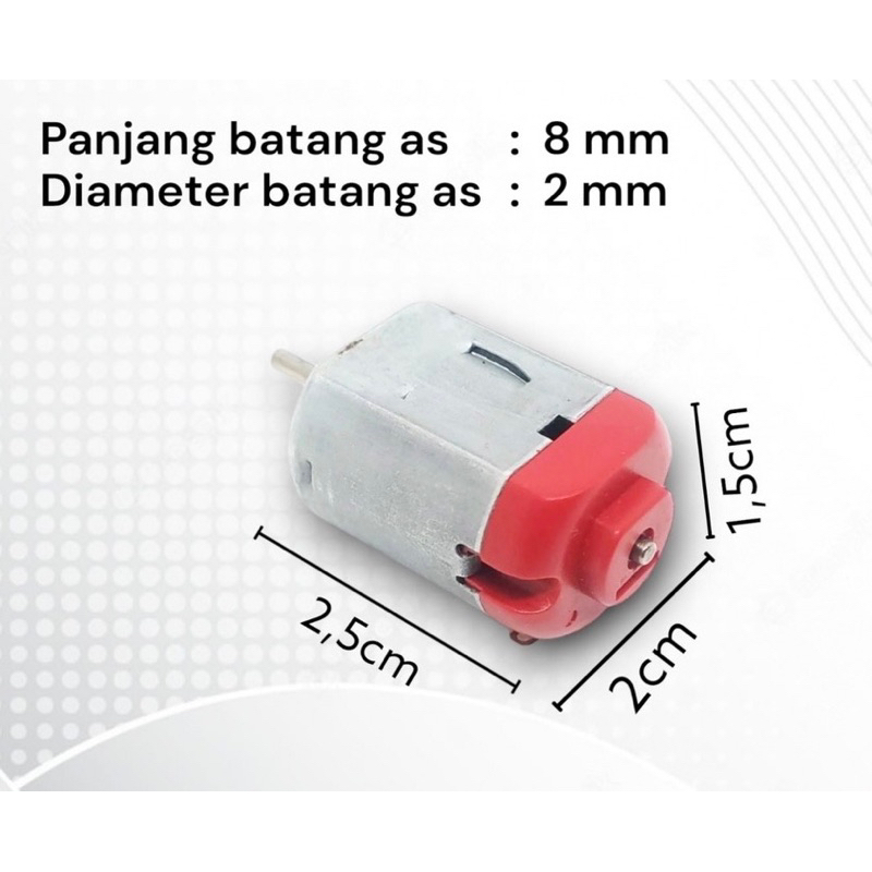 Jual MESIN MOTOR DINAMO DC MINI DINAMO TAMIYA MINIATUR MOTOR DC 1volt ...