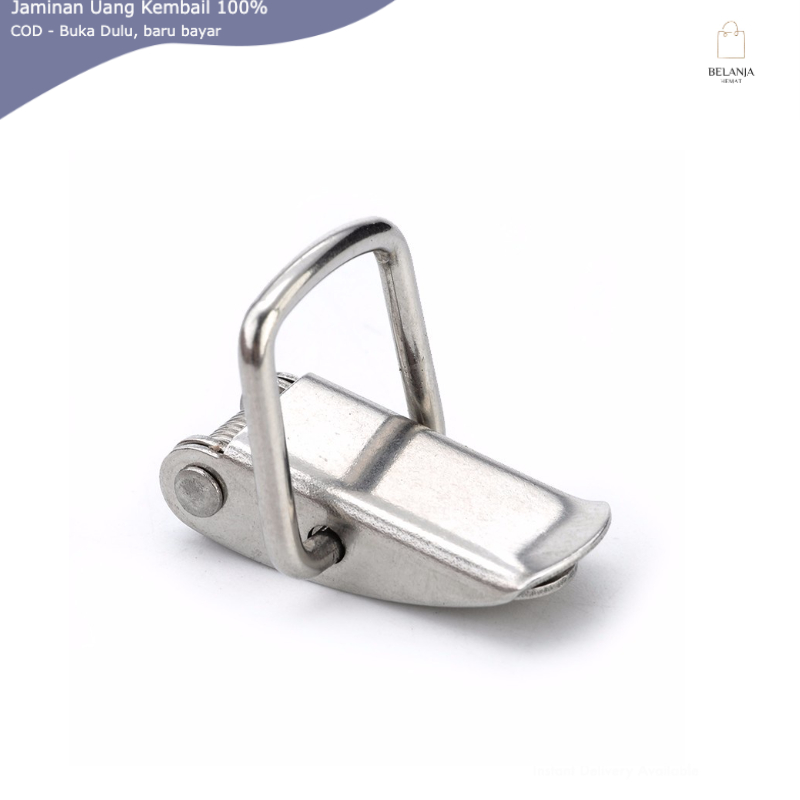 Jual Kancing Kunci Spring Loaded Toggle Latch Catch Hasp Silver ...