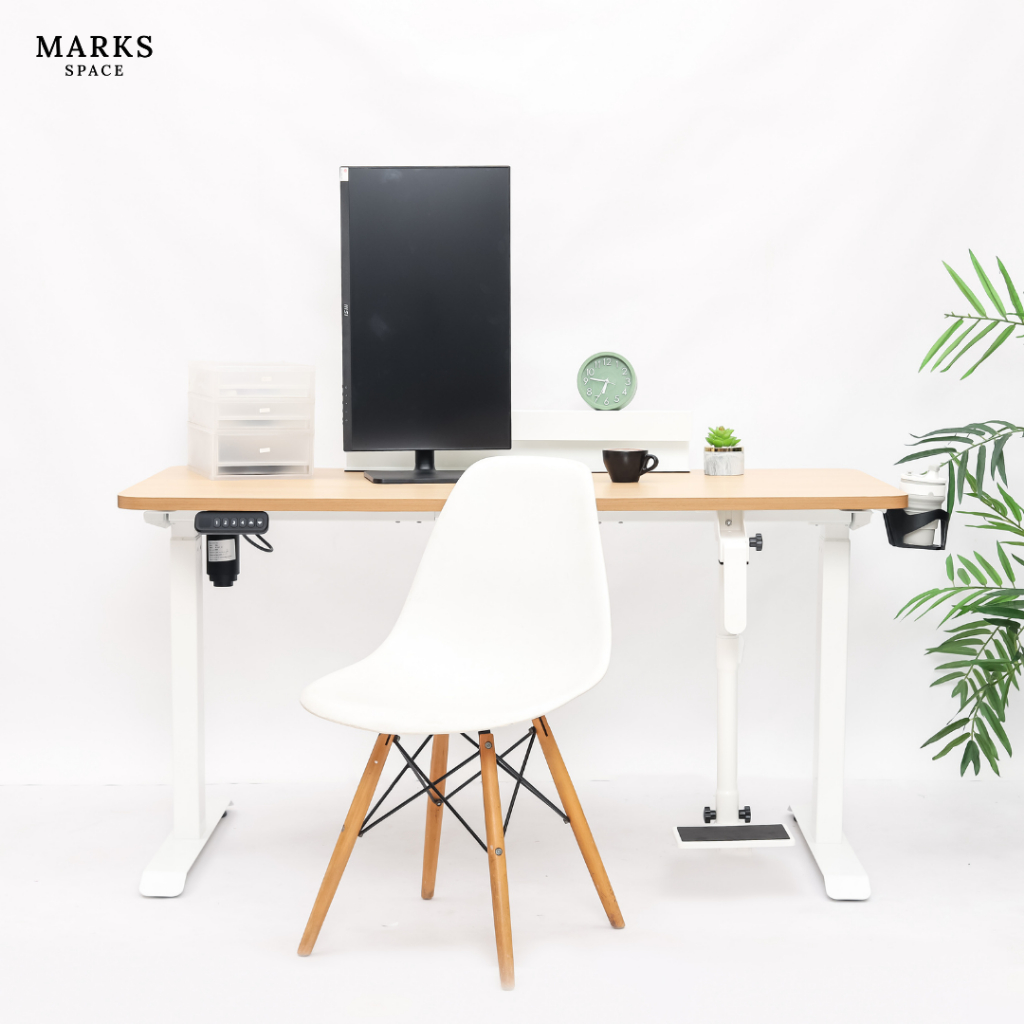 Jual Marks Space Standing Desk Meja Elektrik Adjustable Height Table ...