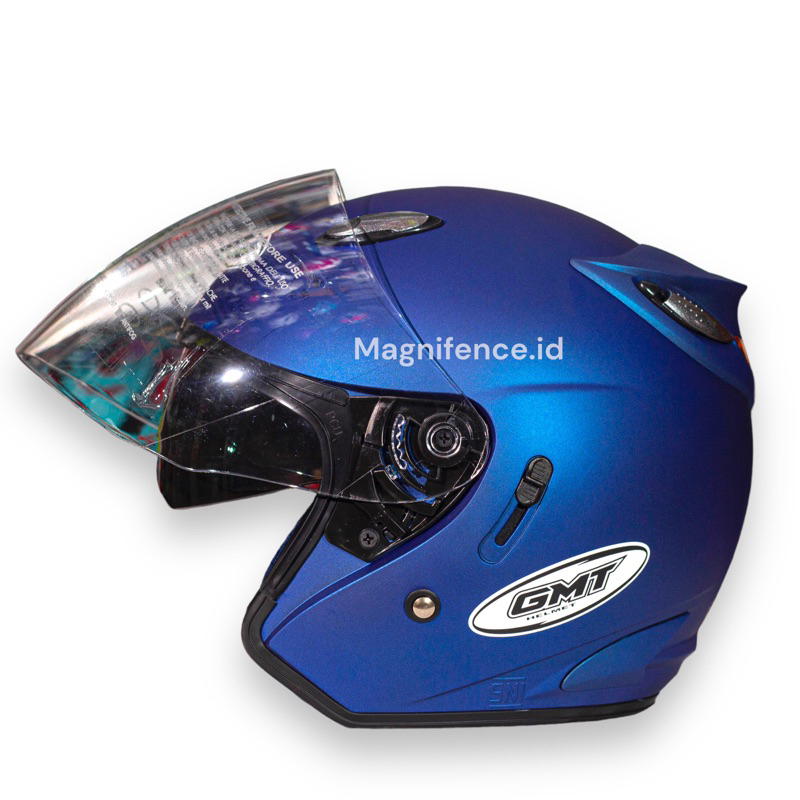 Jual Helm Half Face GMT Original Double Visor Helem Motor SNI Murah ...