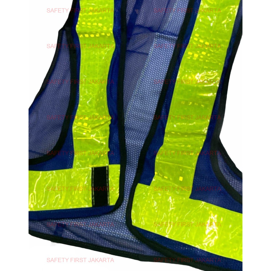 Jual ROMPI SAFETY MODEL V JARING POLYSTER WARNA BIRU DAN HITAM - SAFETY ...