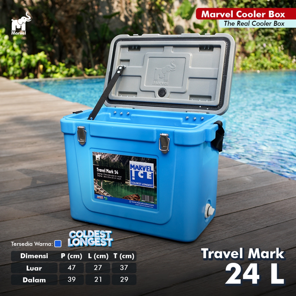 Jual MarvelCoolers 24 Ltr - Travel Mark (CoolBox - IceBox - Cooler Box ...