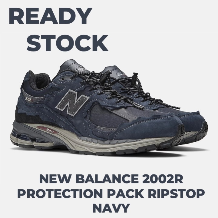 Jual Sneakers New Balance 2002R Protection Pack Ripstop Navy | Shopee ...