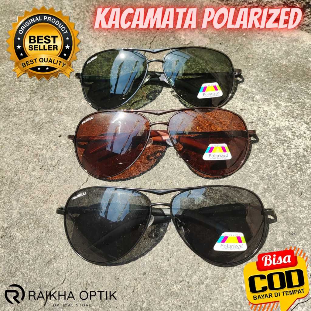 Jual Kacamata polarized pria kacamata tembak ikan /paser ikan anti UV 400 | Shopee Indonesia