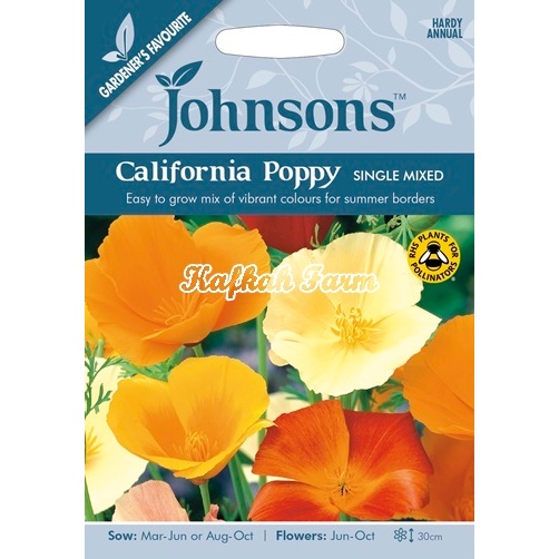 Jual Benih 3 Biji Bunga CALIFORNIA POPPY Single Mixed | Shopee Indonesia
