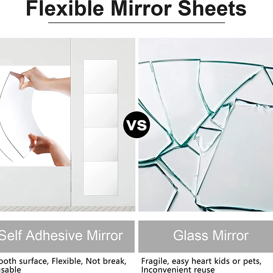 Jual Best Stiker Cermin dinding Akrilik tempel persegi 3D Wallpaper HD ...