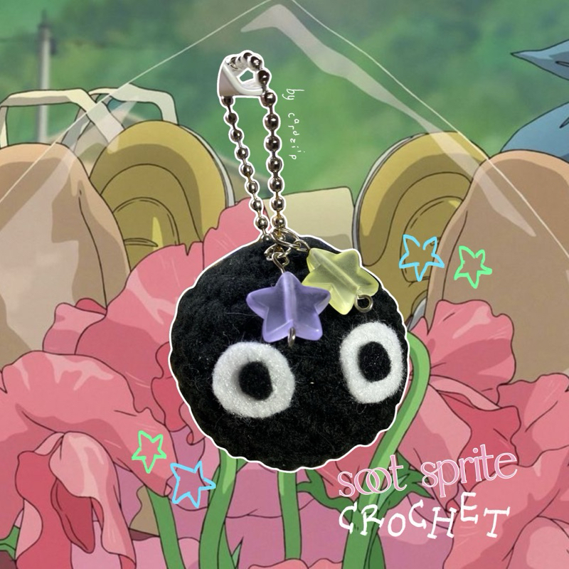 Jual soot sprite rajut keychain (ghibli keychain) | Shopee Indonesia