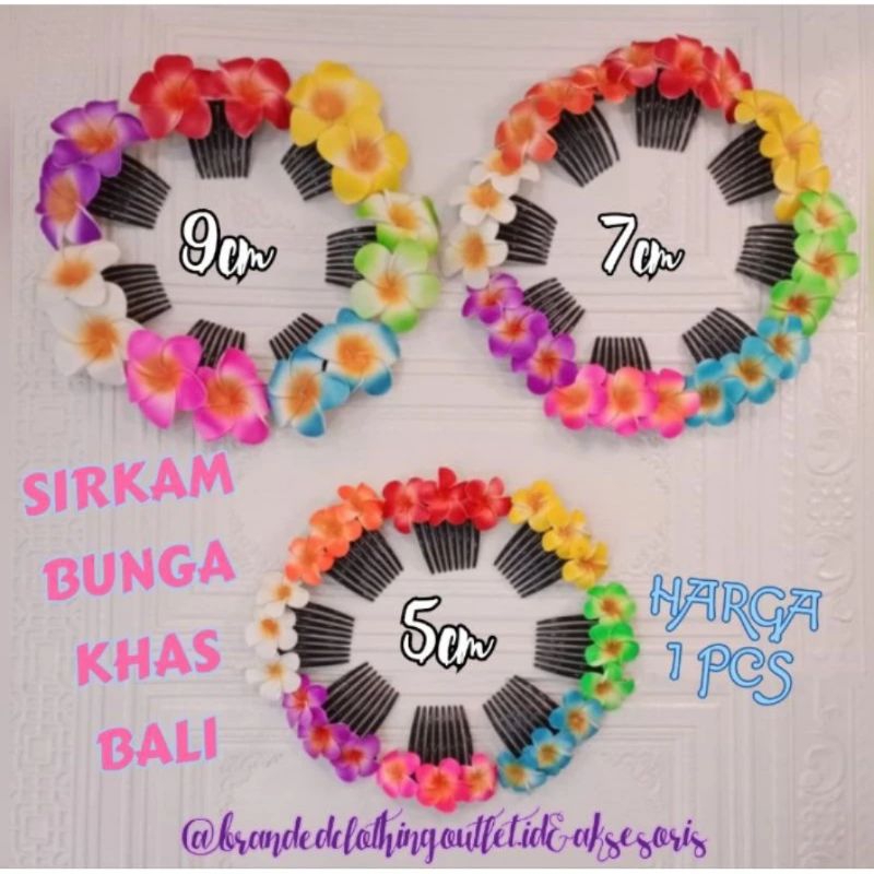 Jual SIRKAM BUNGA KAMBOJA JEPUN KHAS BALI/ SISIR RAMBUT BUNGA ETNIS ...