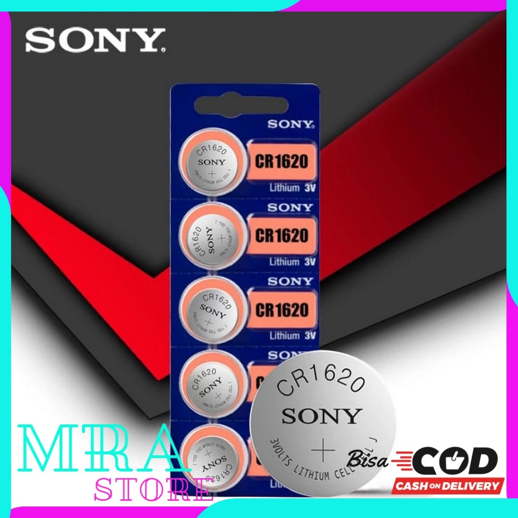 Jual Sony cr1620 Baterai Batrei Batre Sony Murata CR1620 CR 1620 ...