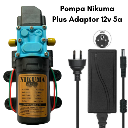 Jual Paket Pompa AKANA-NIKUMA + Adaptor 12v 5a Murni - Bonus Jack ...