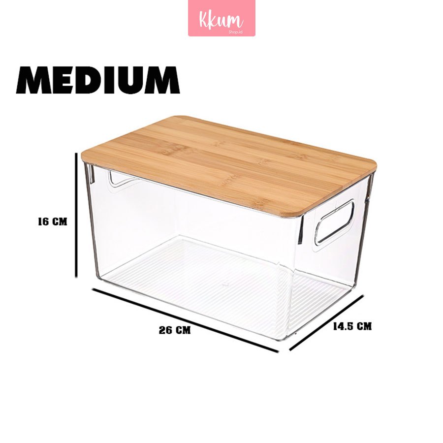 Jual Penyimpanan box akrilik kulkas/ Wadah makanan/ Rak serbaguna ...