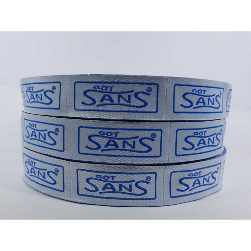 Jual Label Woven Damask / Lebar 3cm / Proses Bordir / Label Design ...