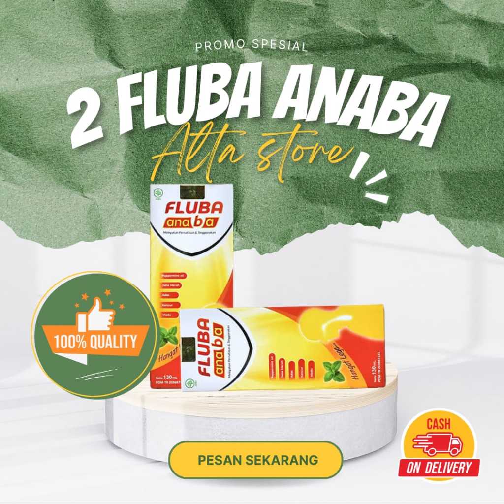 Jual Fluba Anaba 2 BOTOL Untuk Atasi Batuk Amandel dan Gangguan ...