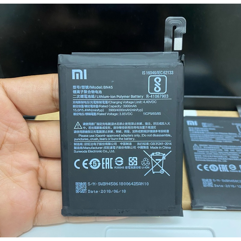 Jual Batre Baterai xiaomi Redmi Note 5 / Note 5 Pro Original Batre ...