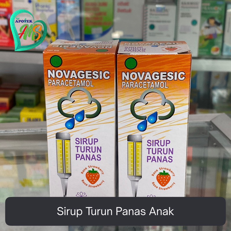 Jual NOVAGESIC PARACETAMOL 60 ML | SIRUP TURUN PANAS ANAK | Shopee ...
