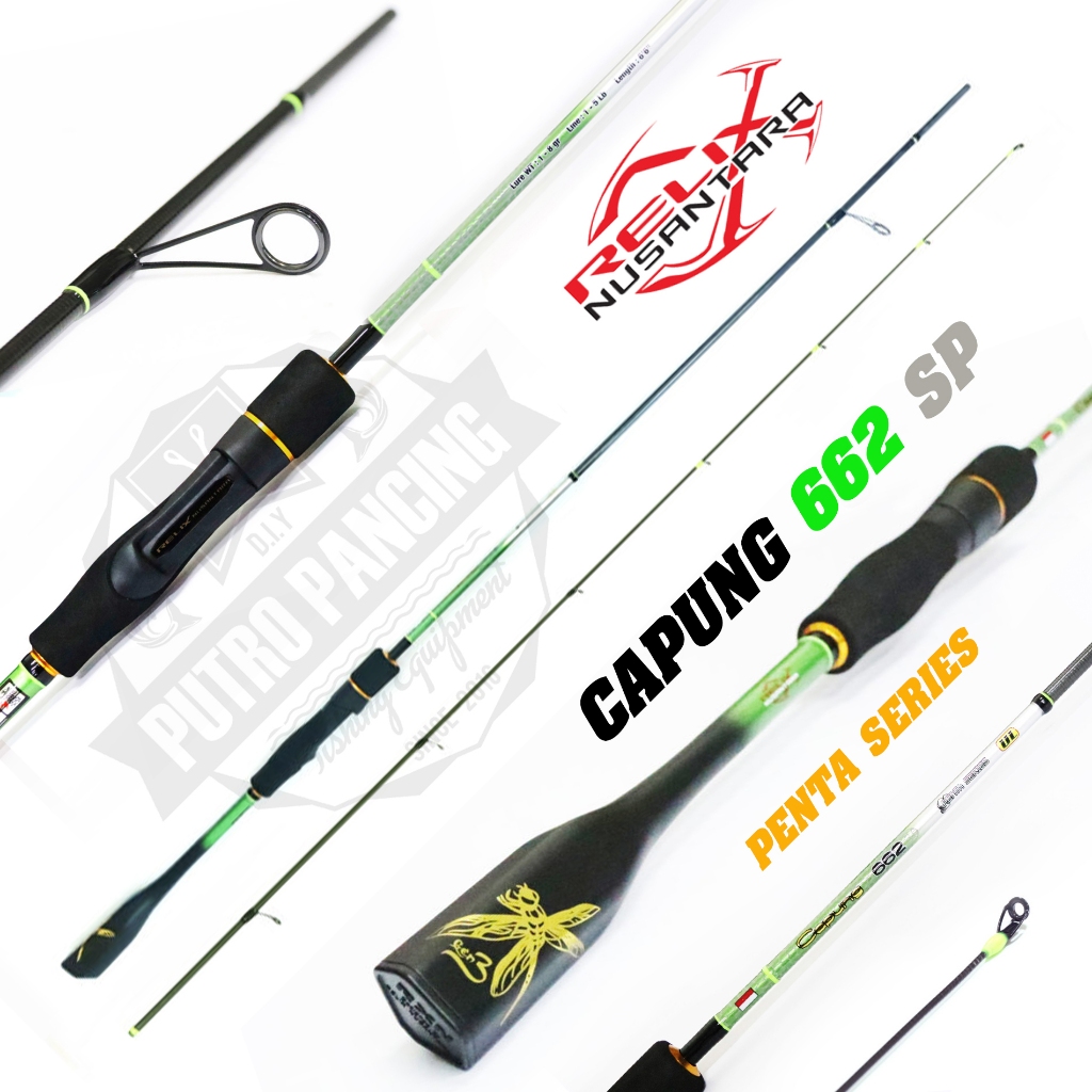 Jual Rod Joran Capung 662 UL Penta 1-5lb Spinning Relix Nusantara ...