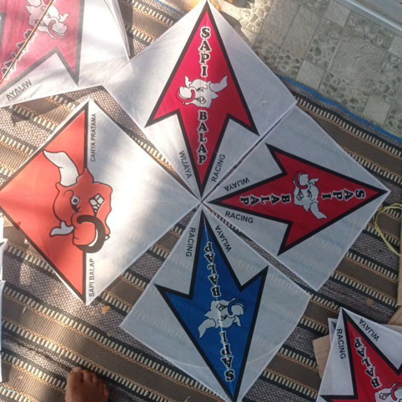 Jual layangan super aduan sukhoi sapi balap spesial turnamen khusus ...