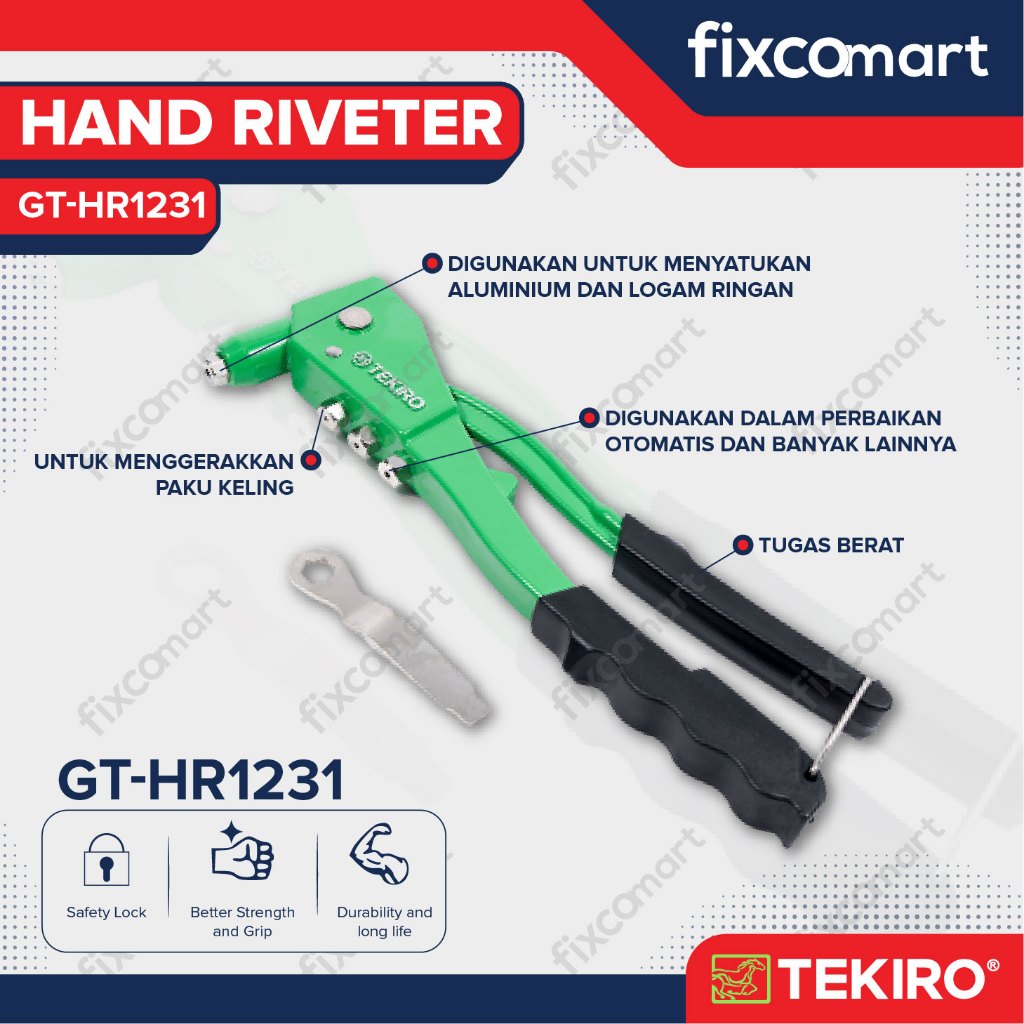Jual Tekiro Hand Rivet / Tang Rivet 2-10 Mm | Shopee Indonesia