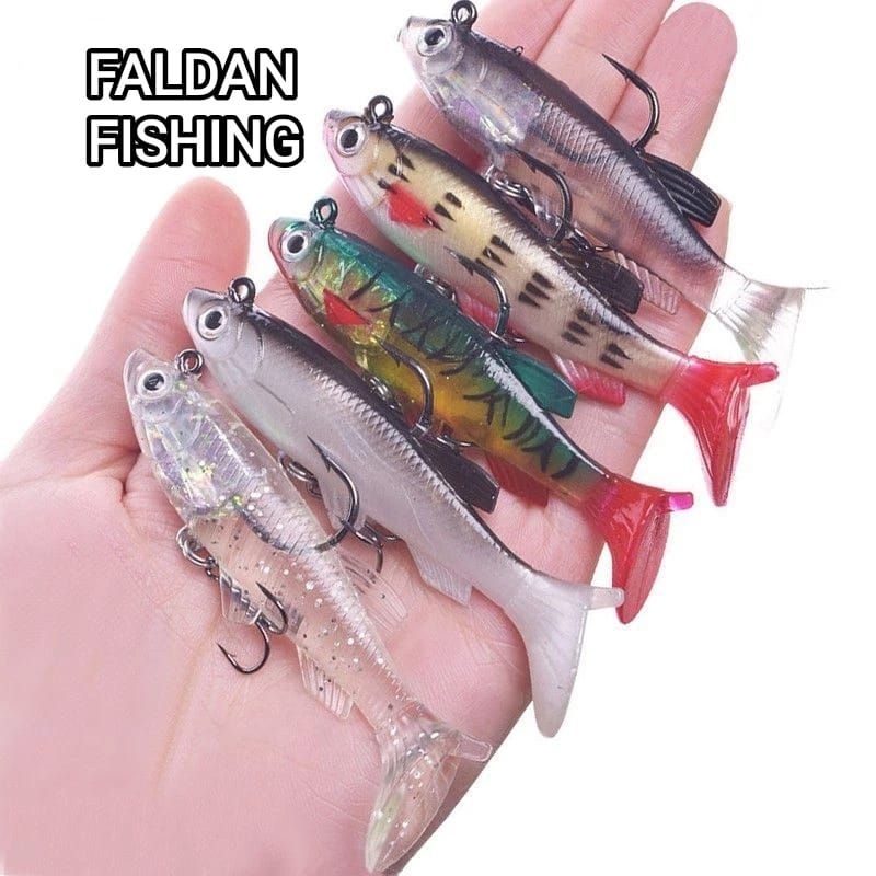 Jual Umpan IKAN Soft Lure 8cm 14gr/ Soft Bait | Shopee Indonesia