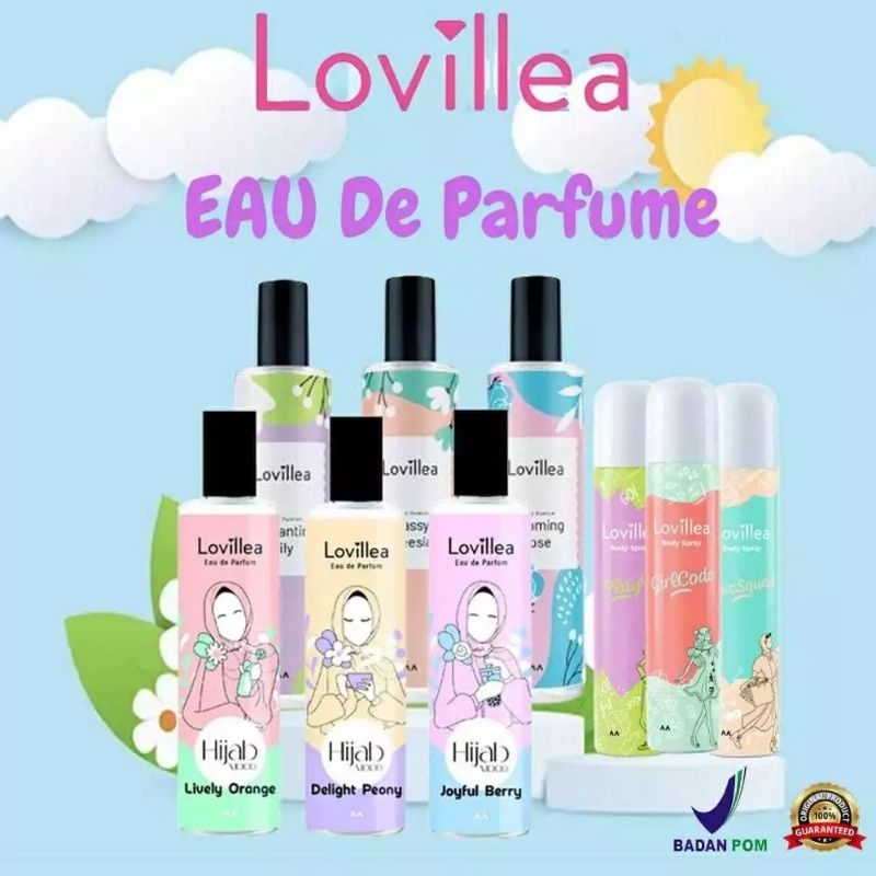 Jual Lovillea Eau De Parfum // Hijab Mood 100ml | Shopee Indonesia