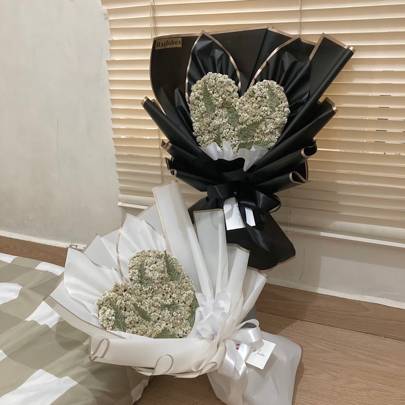 Jual buket bunga (edelweis love) | buket bunga eselweis | buket ...