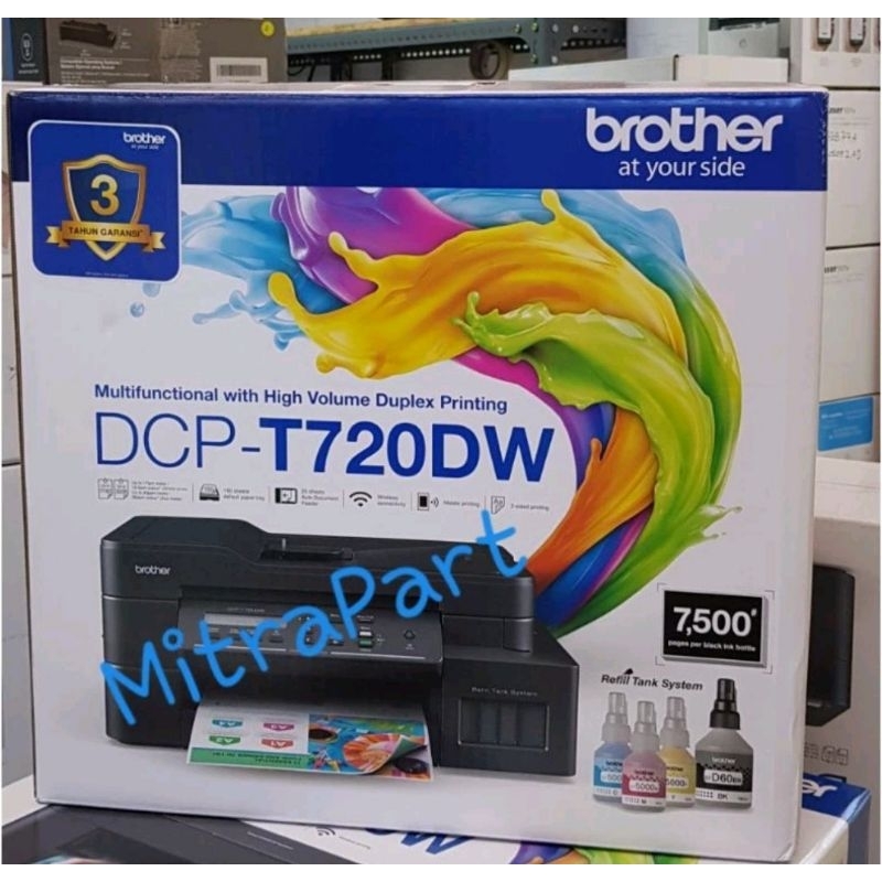 Jual Printer Brother DCP-T720DW - Scan Copy F4/ Legal Print, Scan, Copy, Wifi,ADF | Shopee Indonesia