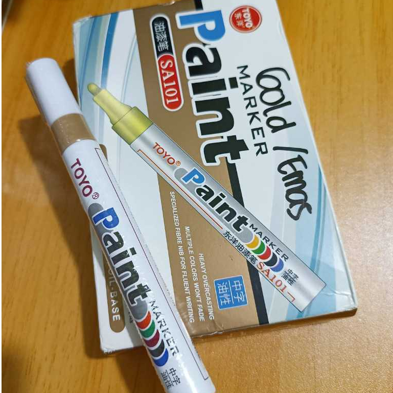 Jual Spidol Toyo Paint Marker SA101 Spidol Ban Serbaguna (Harga Satuan ...