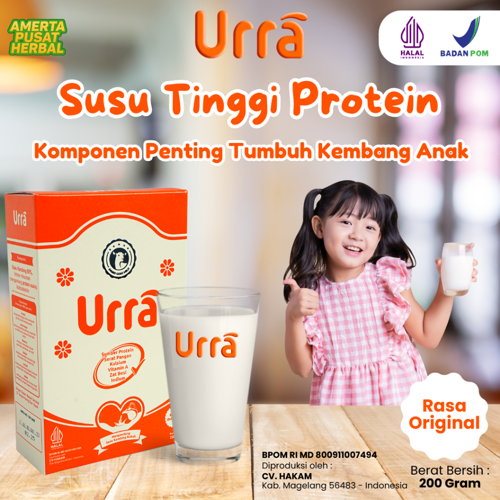Jual SUSU URRA - Susu Tinggi Protein - Komponen Penting Tumbuh Kembang ...