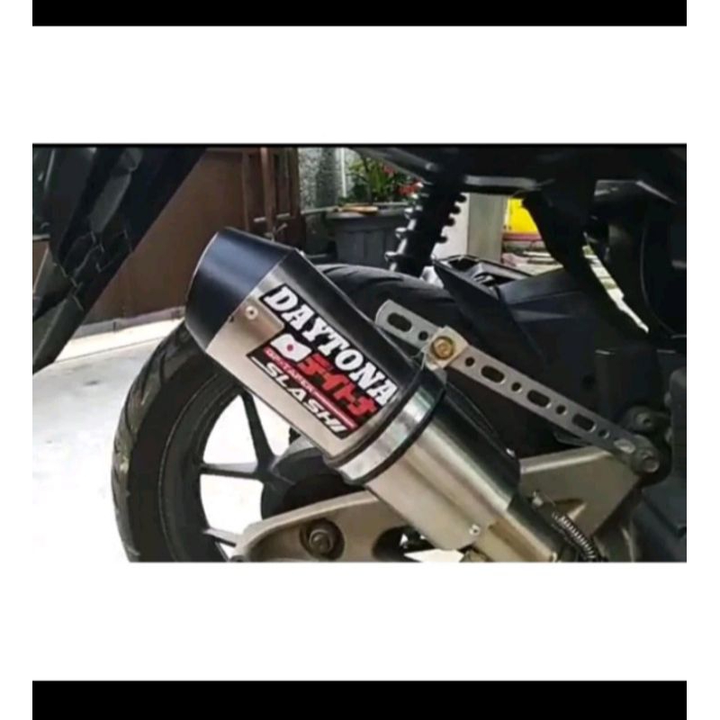 Jual Knalpot Racing Daytona Matic Mio m3 Soul gt beat vario Scoopy ...