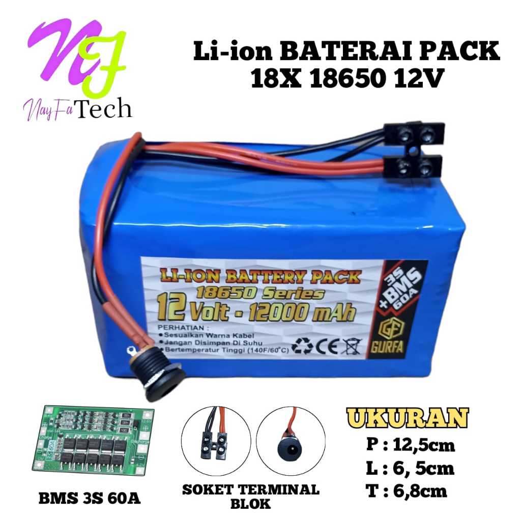 Jual Baterai Pack/ Baterai Speaker Dan Perangkat Elektronik Lainnya 18X ...