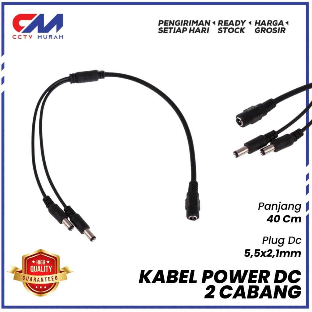 Jual Kabel Power DC 2 Cabang | Shopee Indonesia