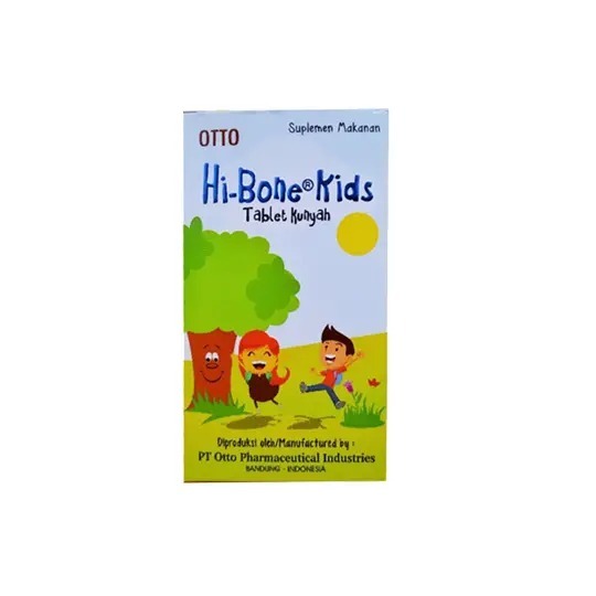 Jual HI-BONE KIDS 50 TABLET KUNYAH (HIBONE KALSIUM ANAK) | Shopee Indonesia
