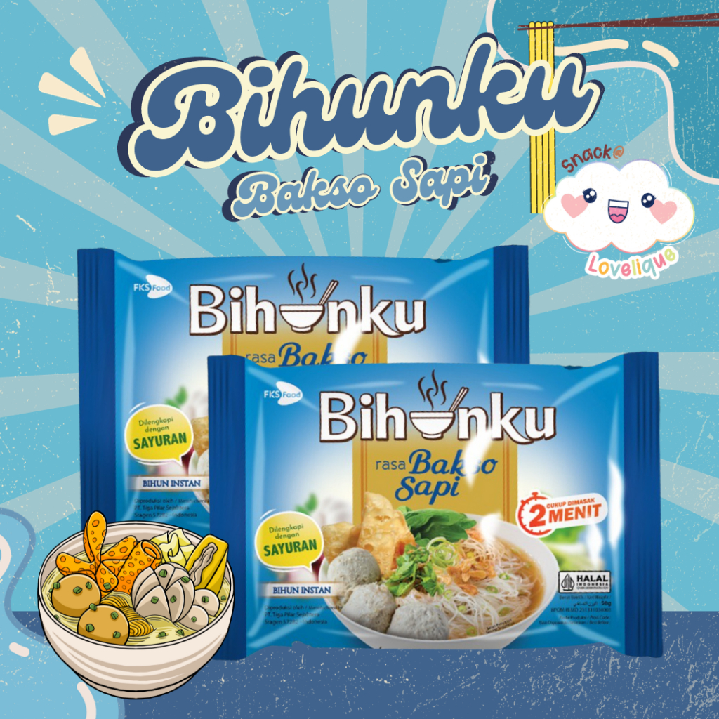 Jual Bihunku Bihun Instan Kuah 55gr All - Variant - ( Soto / Ayam ...