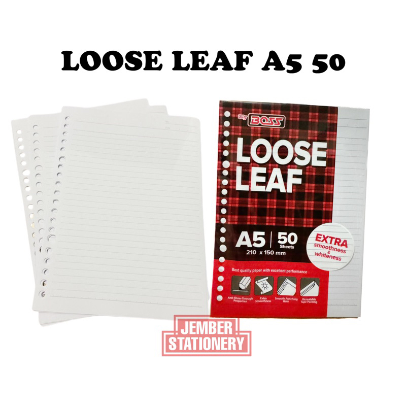 Jual Loose Leaf/Isi Binder A5-50 | Shopee Indonesia