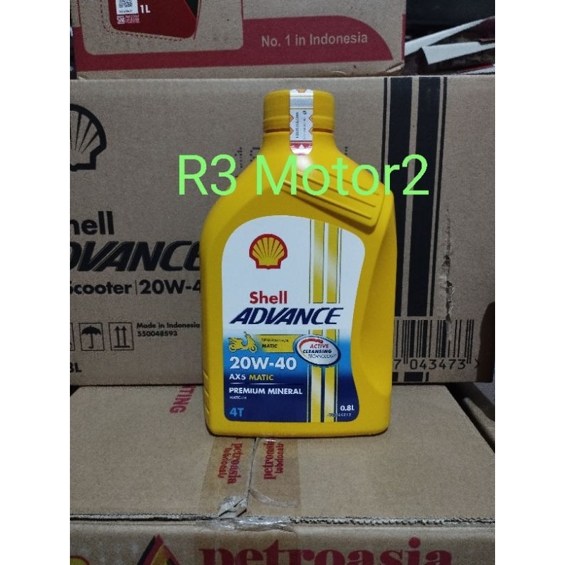 Jual OLI SHELL ADVANCE MATIC AX5 0.8L 20W-40 ORIGINAL all matic | Shopee Indonesia