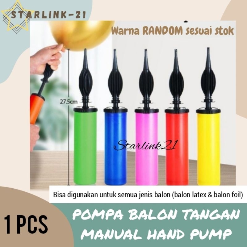 Jual POMPA BALON TANGAN | Manual Hand Pump | Pompa Balon Praktis Semua ...