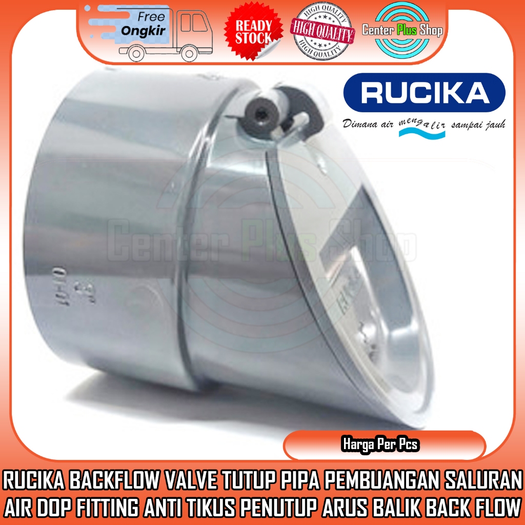 Jual RUCIKA BACKFLOW 3 4 INCH ANTI TIKUS BANJIR BAU SUMBAT 3” 4” PVC ...